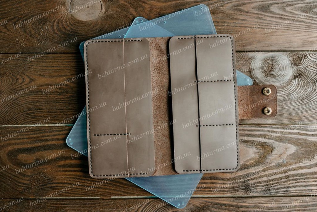 Pattern for a Travel Wallet, Leather Travel Wallet Acrylic Template ...