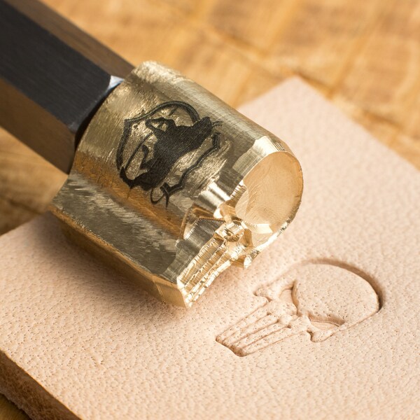 Skull Leather Stamp - Etsy