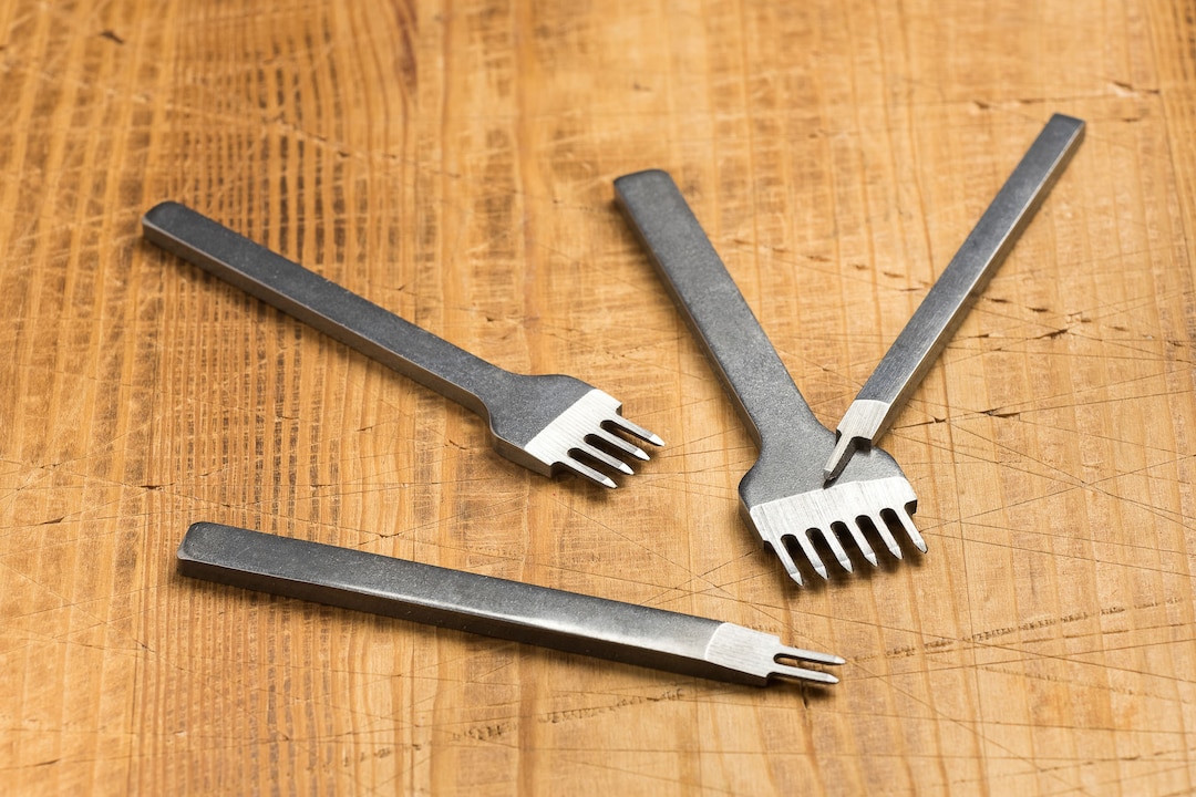 Shipping From USA 4-piece Leather Punching Tool Set, Handcrafted ...