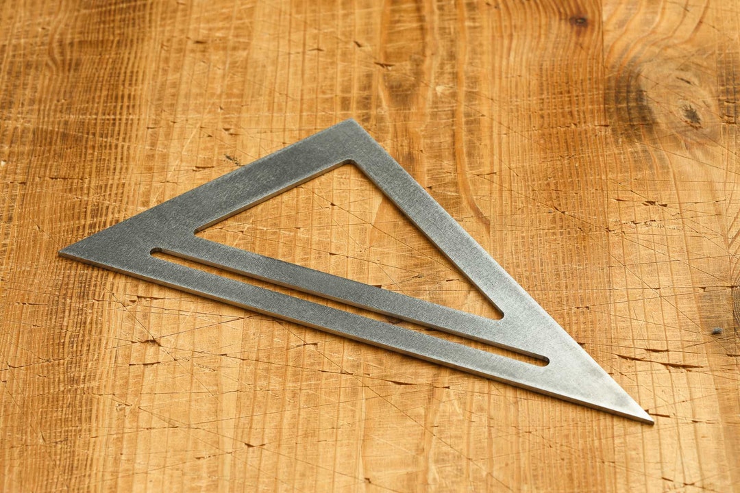 Leathercraft Ruler, Steel Triangle Ruler for Leathercraft, Steel ...