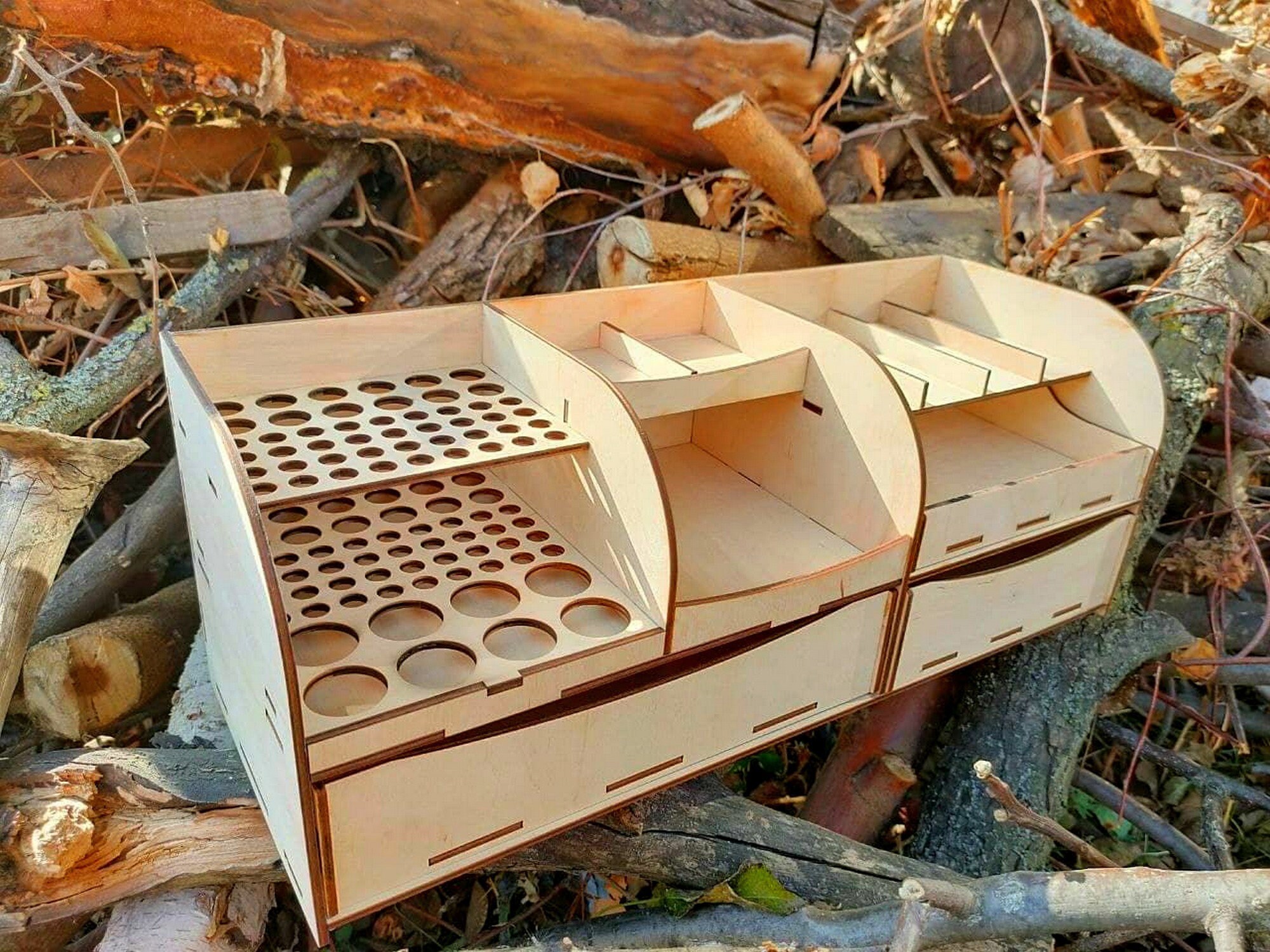 Leather Craft Tools Organizer, Leather Goods Storage Box, Craft Tools ...