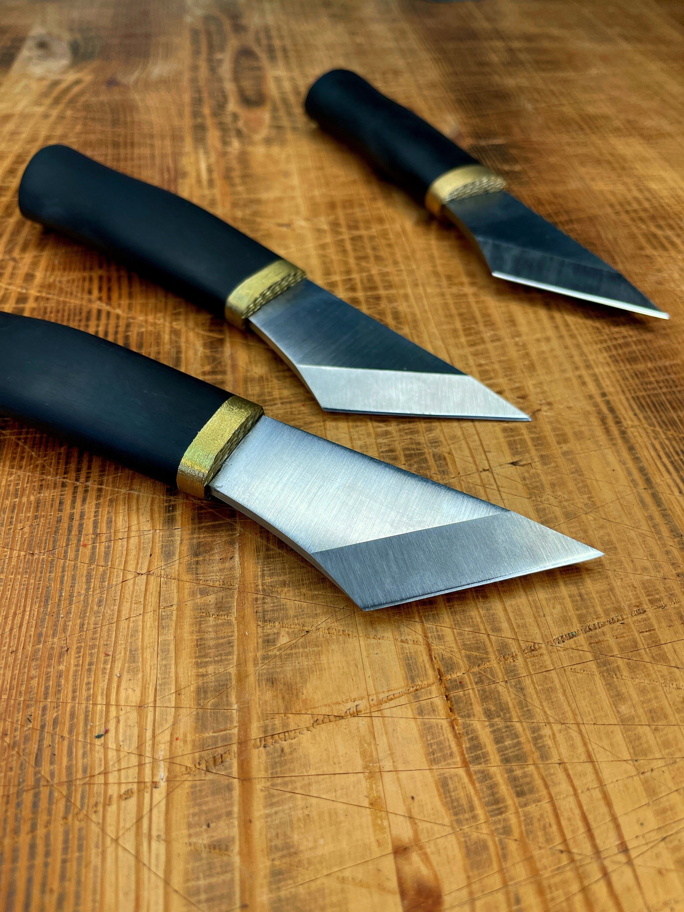 Leather Skiving Knife Hand Made Oblique Skiving Knife Skew - Etsy