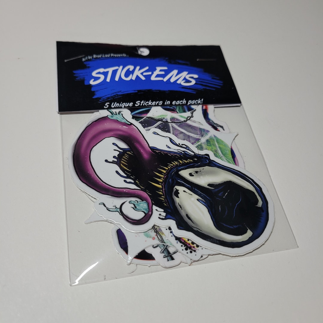 Stick-ems Spiderman Sticker Pack - Etsy