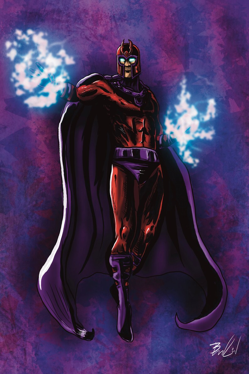 Magneto Art Print - Etsy