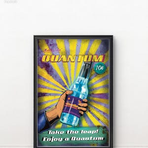 Fallout Nuka Cola Quantum Bottle Poster - Etsy