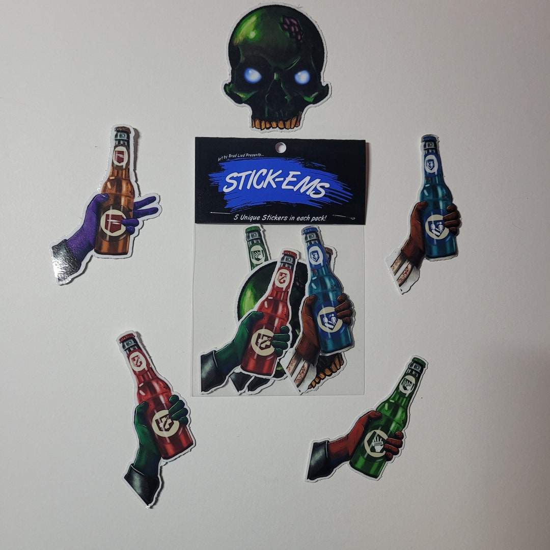Stick-ems Call of Duty Zombies Sticker Pack - Etsy