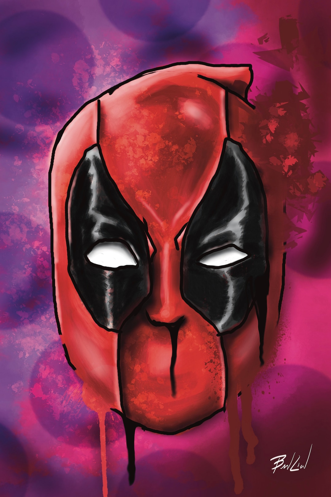 Deadpool Art Print - Etsy