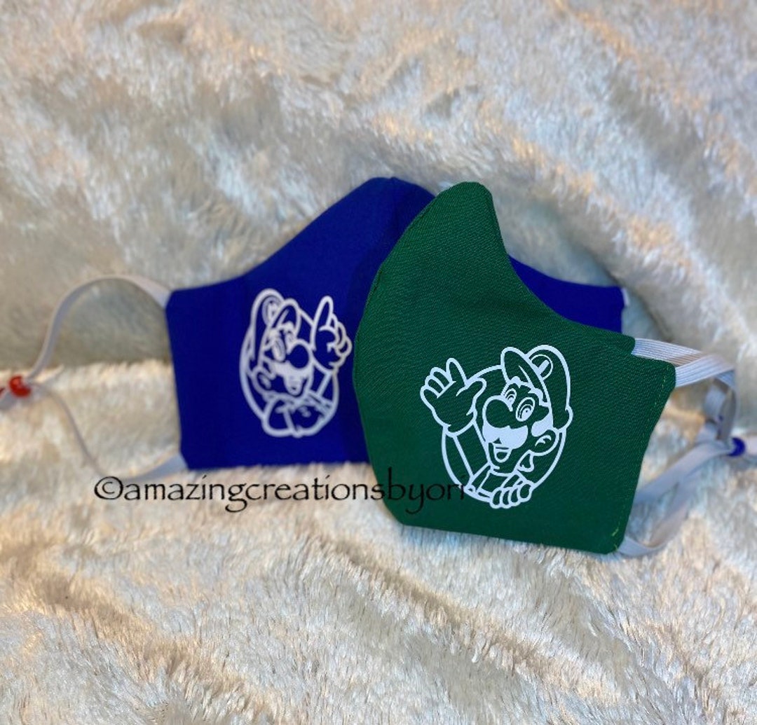 Super Mario Bros. Face Mask - Etsy