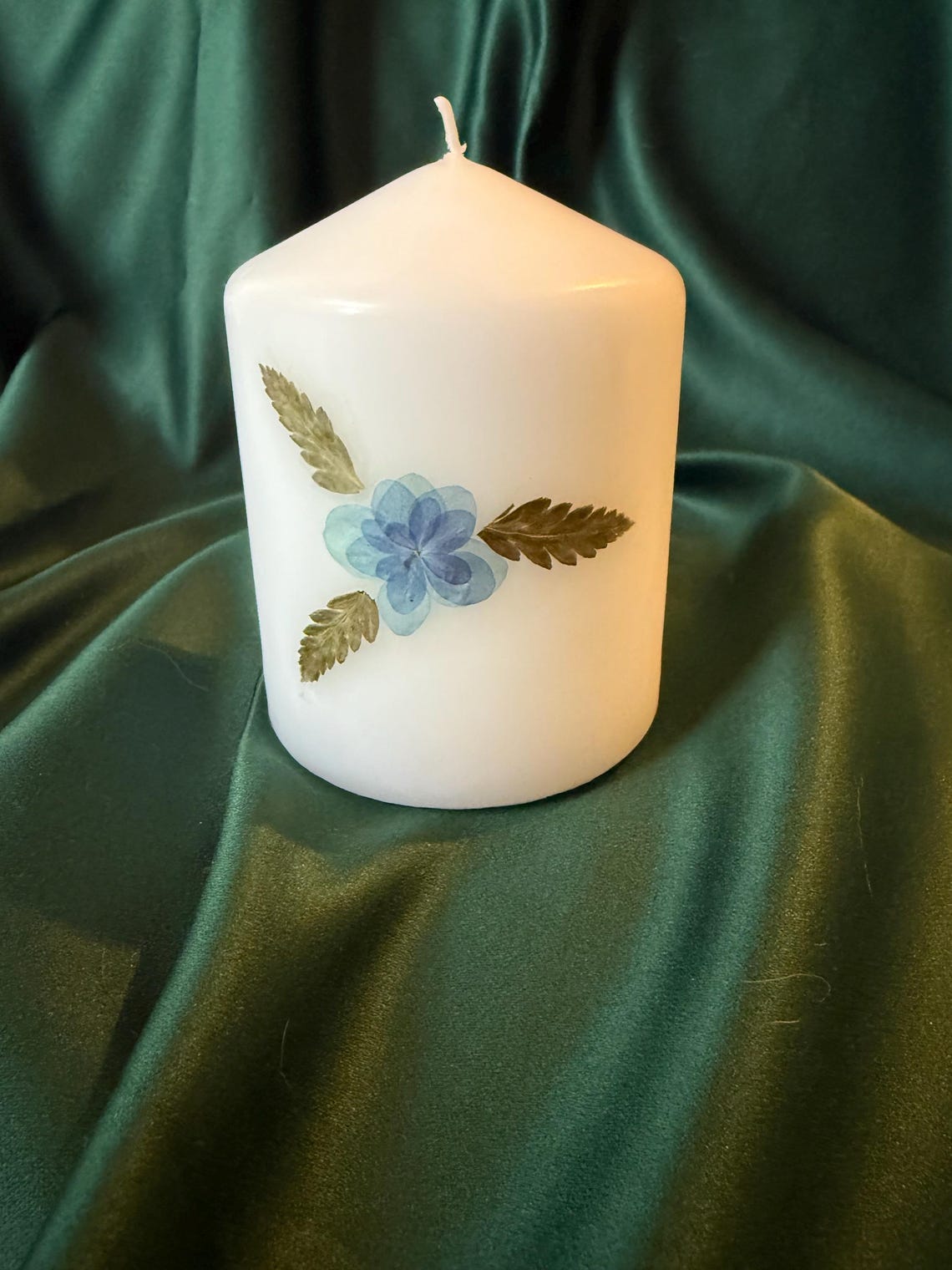 Blue Hydrangeas, Fern & A Touch of Queen Anne Lace. an Unscented ...