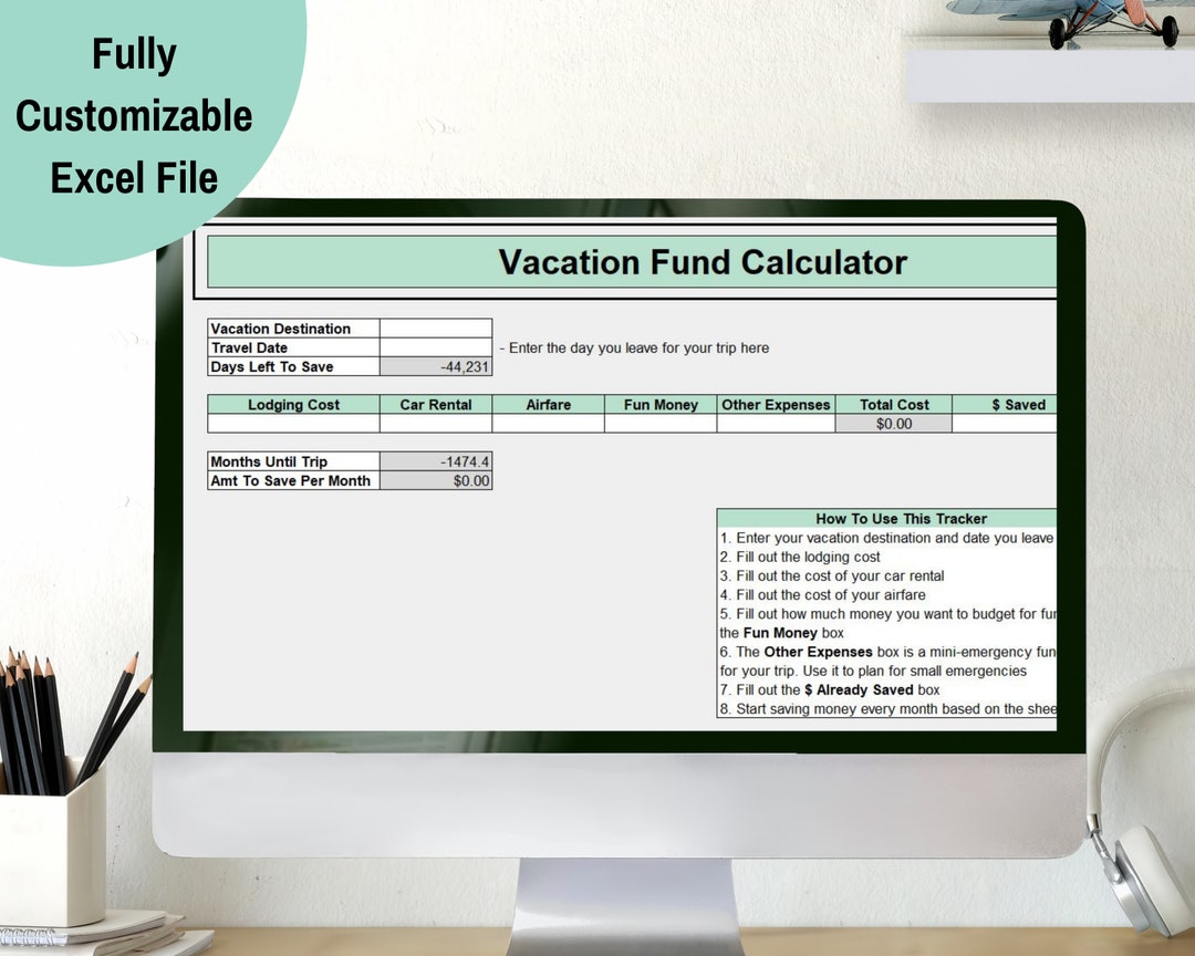 Vacation Fund Calculator - Easily Save Money for Your Next Big Vacation ...