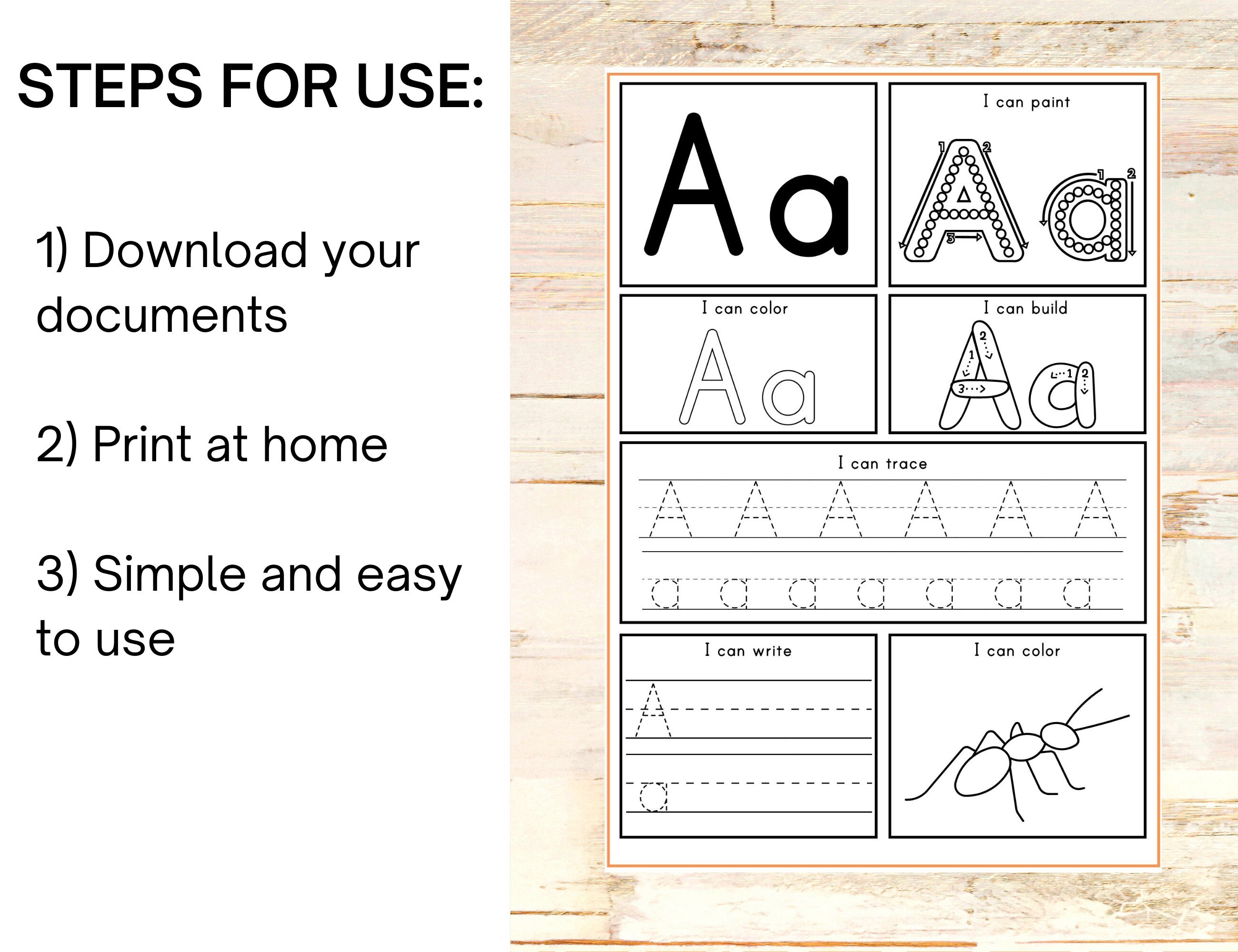 26 Alphabet Worksheets, Alphabet Tracing Sheets, Tracing Letters ...