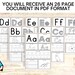 26 Alphabet Worksheets, Alphabet Tracing Sheets, Tracing Letters ...