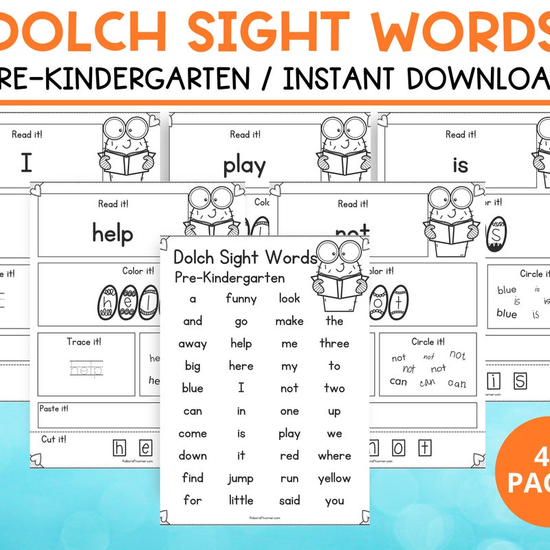 Dolch Sight Words - Etsy