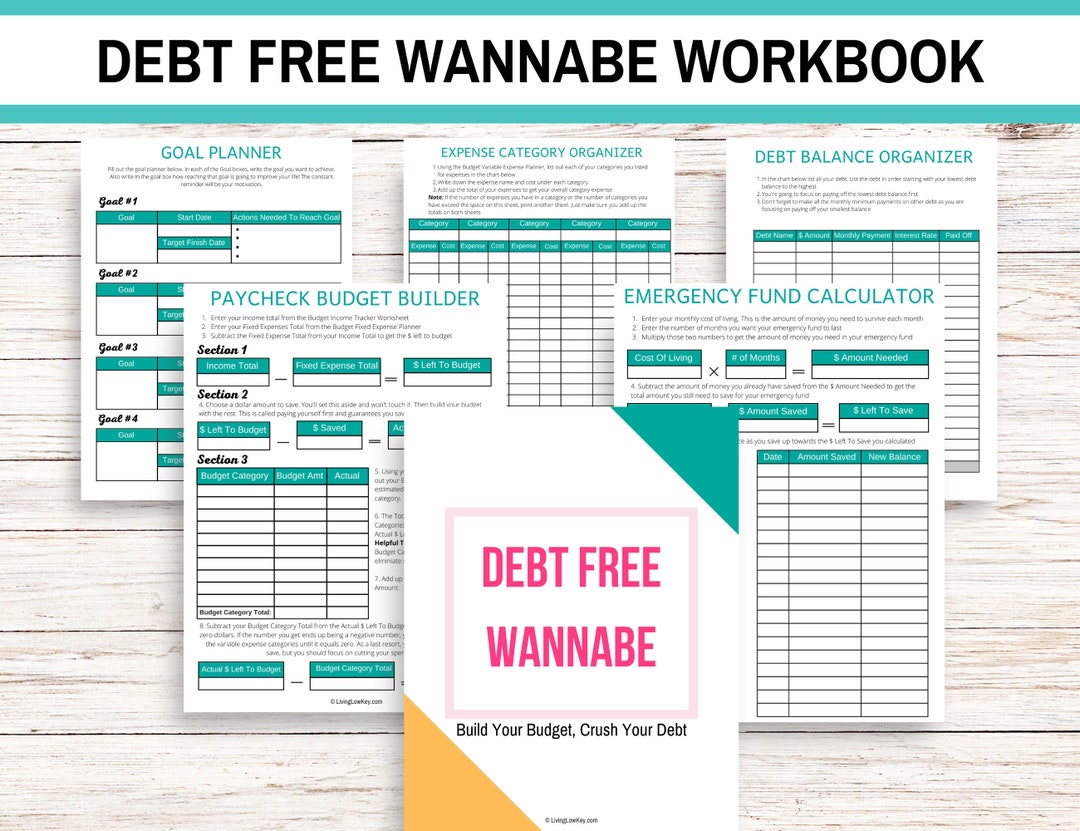 Printable Budgeting Book - Budget Planner - Pay off Debt - Save Money ...