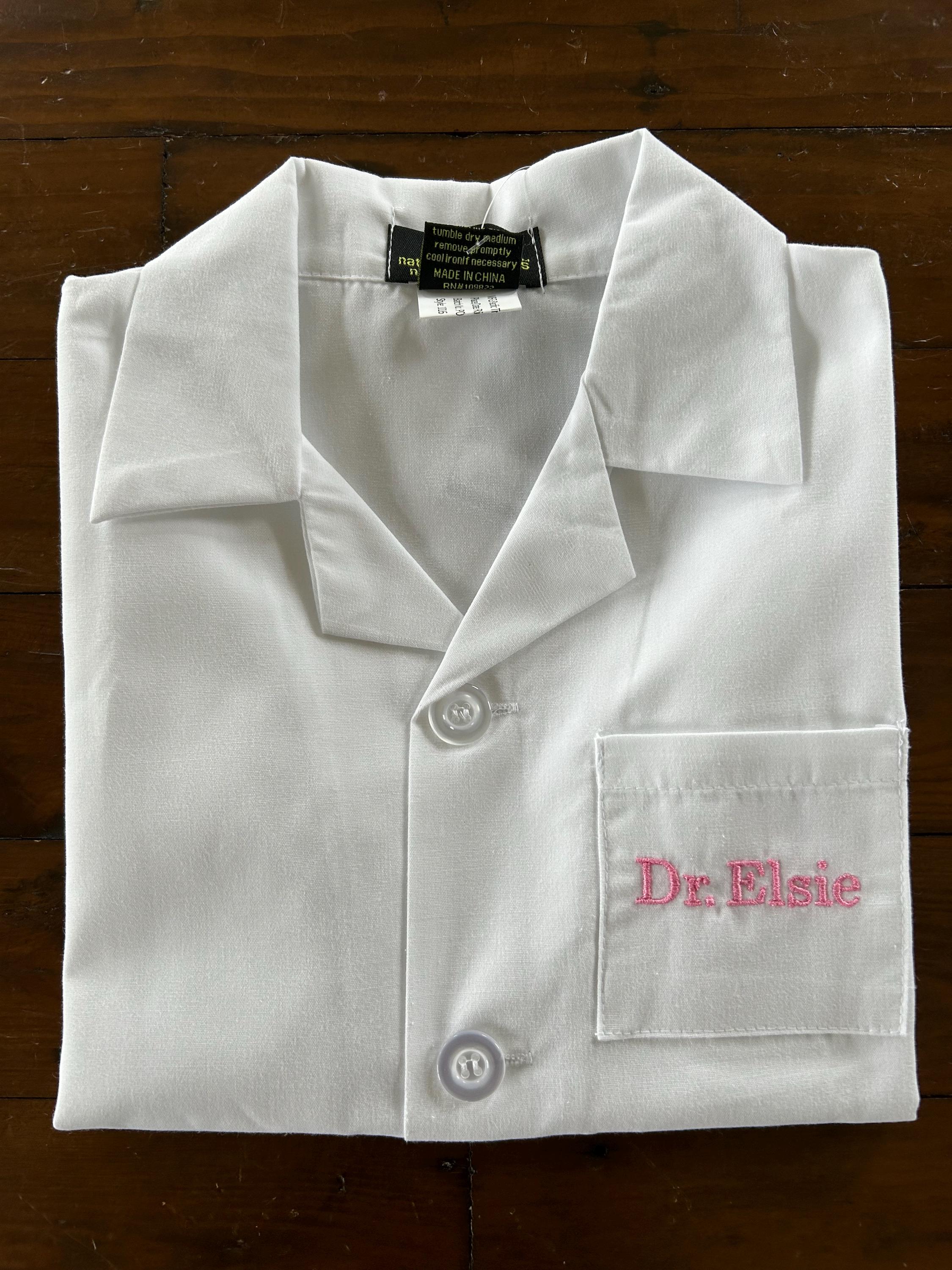Personalized Kids Doctor Coat: Embroidered Lab Coat, Pretend Play ...