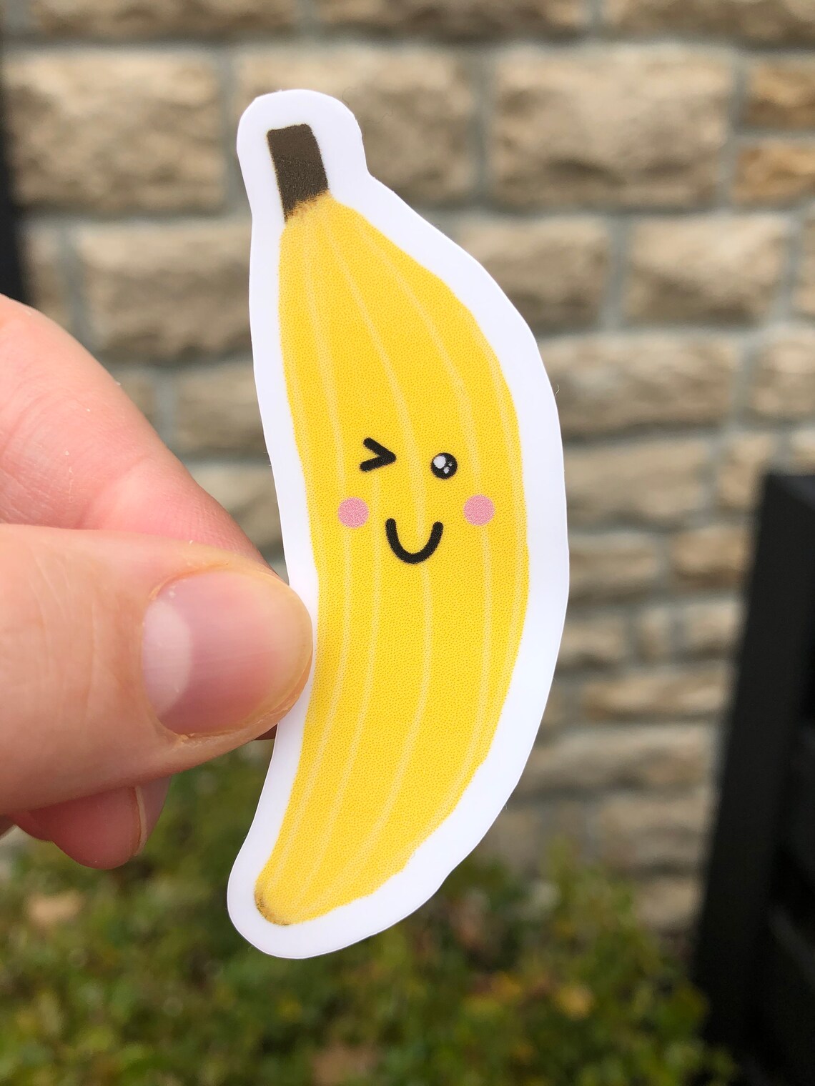 Cute Fruit Banana Sticker Banana Sticker Fruit Sticker | Etsy