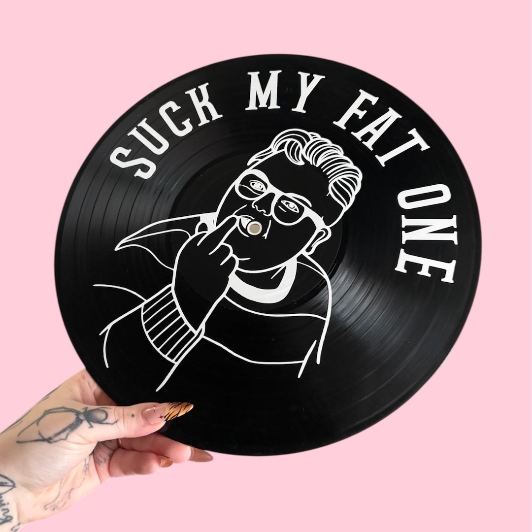 Suck My Fat One, Stranger Things Inspired , Record Wall Art, Gothic ...