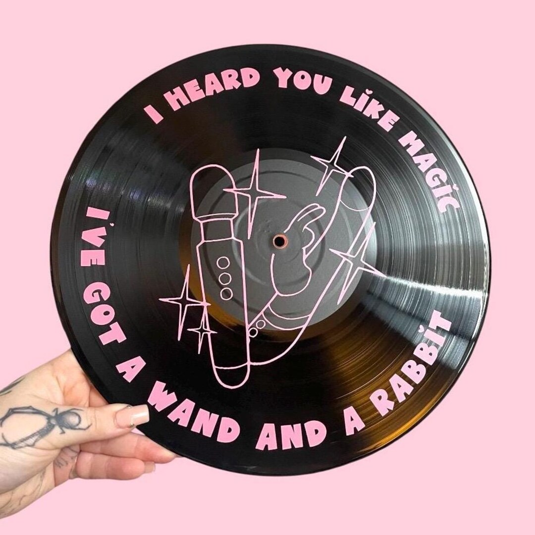 Chappell Roan Inspired Record Wall Art Red Wine Supernova , Gothic ...