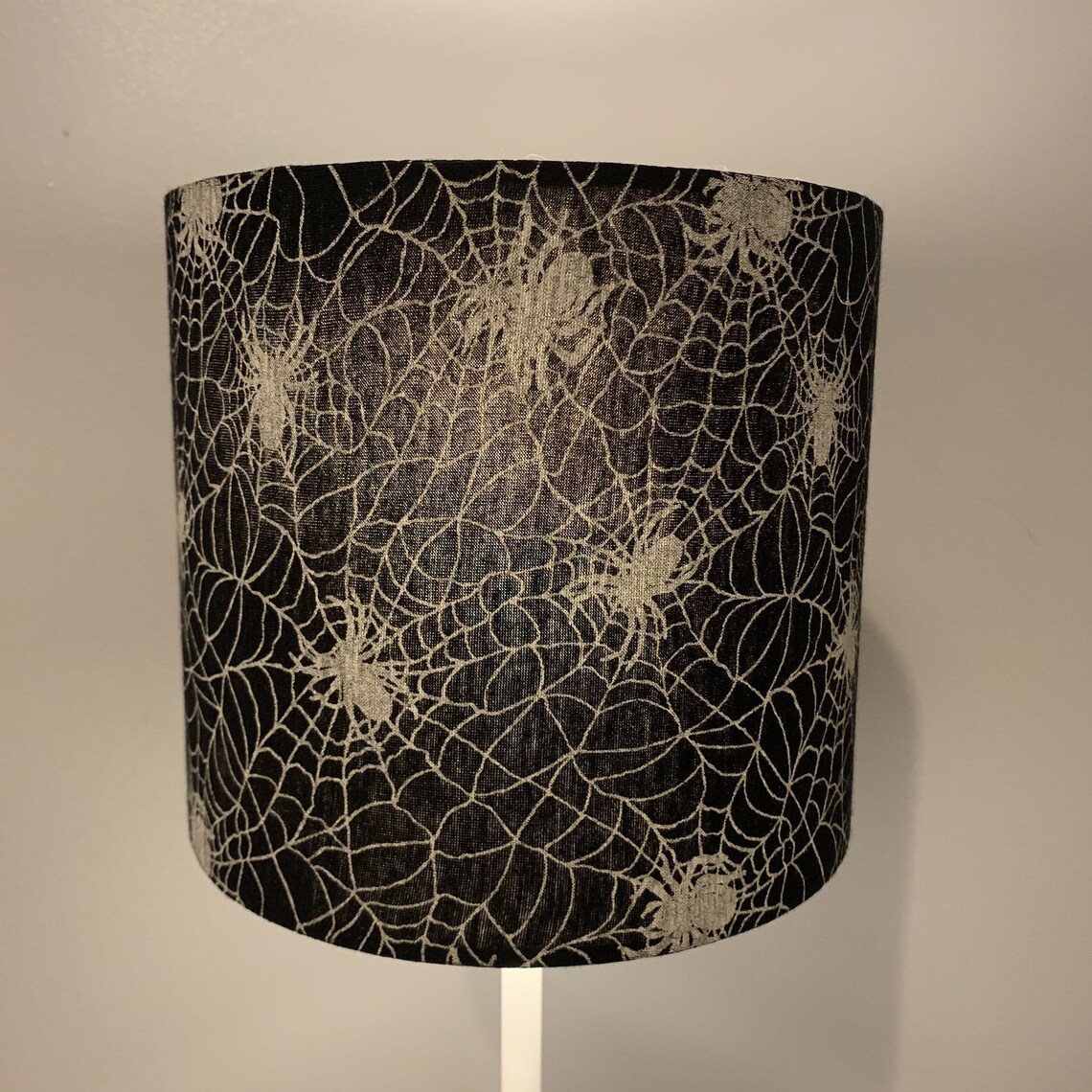 Spider Cobweb Design Small Lampshade | Etsy
