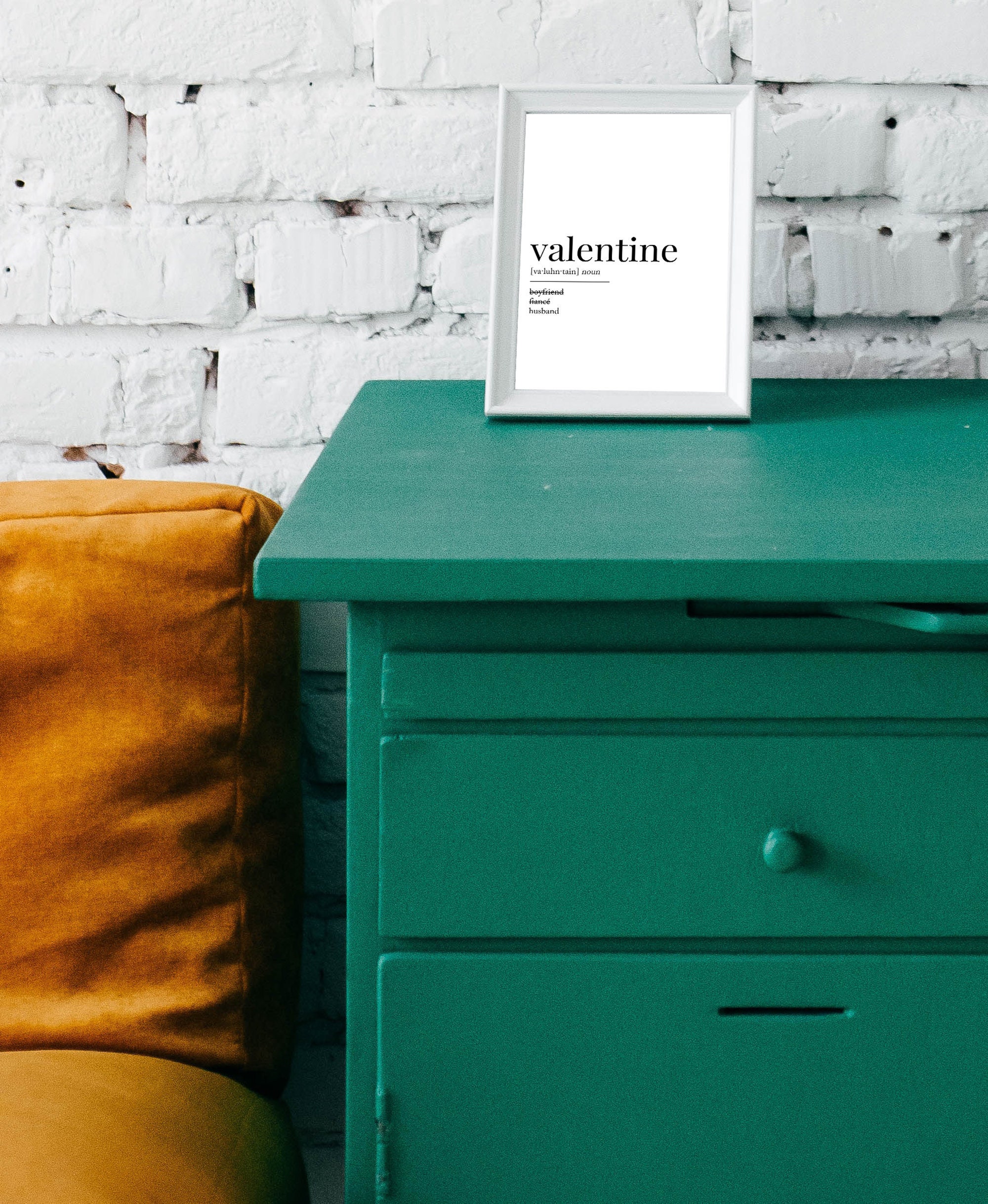 Valentine Definition Couple Print Downloadable Print - Etsy UK