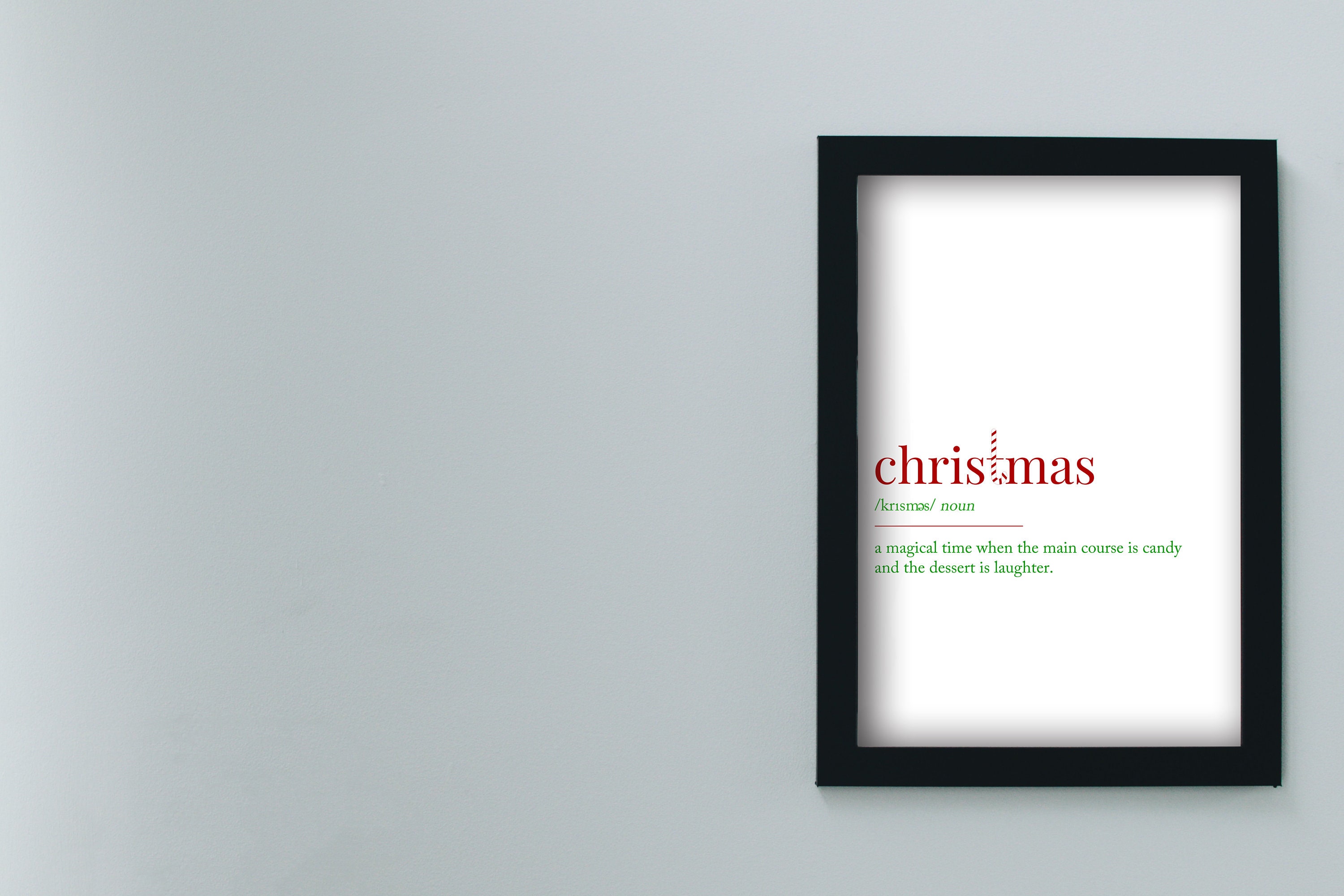 Christmas Definition Downloadable Print, Printable Quote, Definition ...