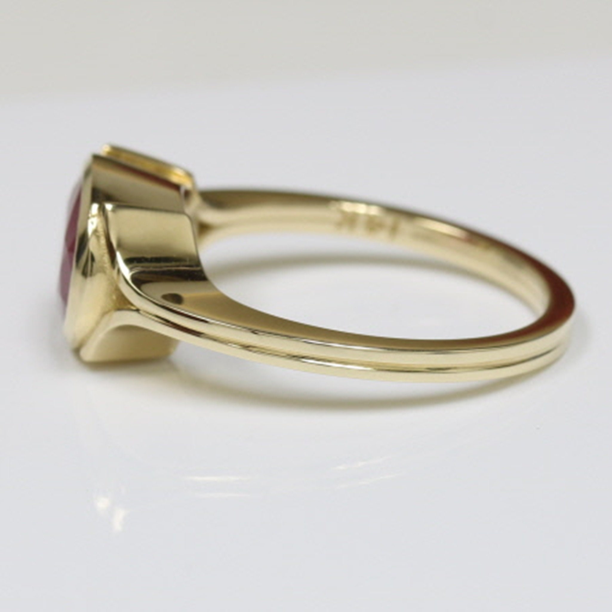 Natural Red Ruby Ring 925 Solid Sterling Silver Red Ruby Oval | Etsy