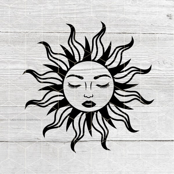 Sun Face - Etsy