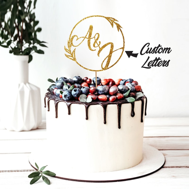 Cake Topper Svg - Etsy