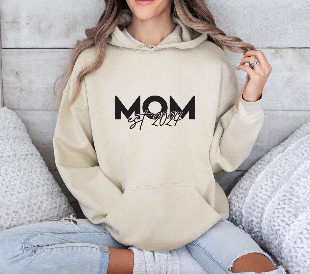 MOM Est 2024 Baby Announcement, Mommy Est 2024 SVG PNG, Instant ...
