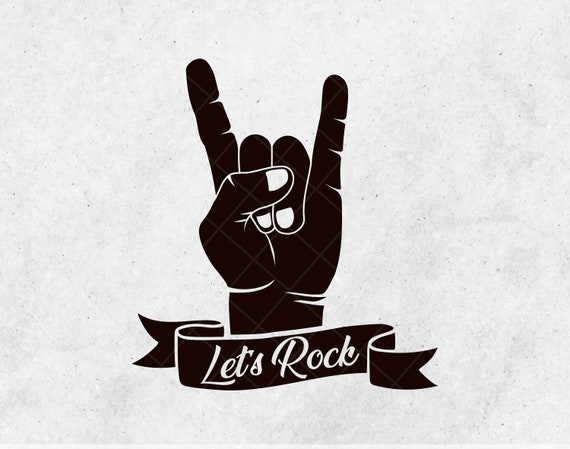 Let's Rock SVG Rock Svg Rock and Roll Svg Rock Tshirt | Etsy Canada
