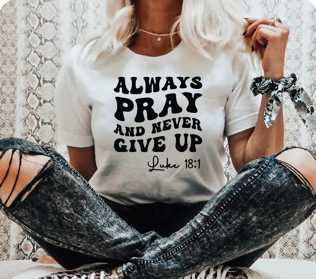 Always Pray Svg: Christian Bible Verse, Cricut Silhouette Cut File ...