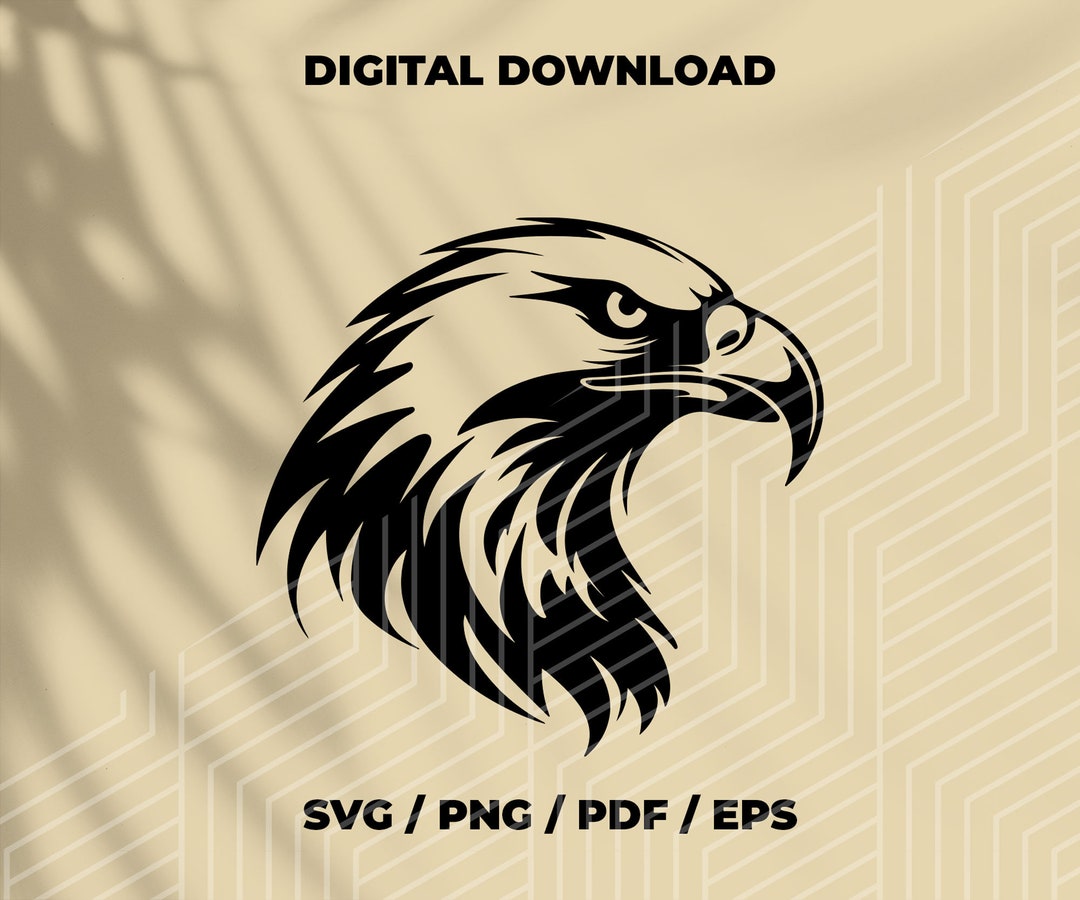 Eagle SVG, Bald Eagle American Bird Head, Eagle Face, Eagle Cut Files ...
