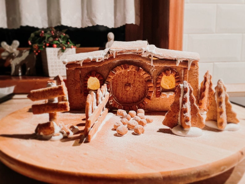 Gingerbread House Kit SVG ,the Hobbit Gingerbread House PDF Cutting ...