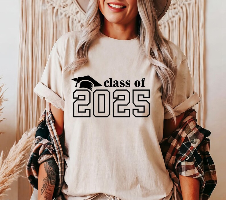 Graduation Cap SVG: Class of 2025 Clipart (digital Download) - Etsy