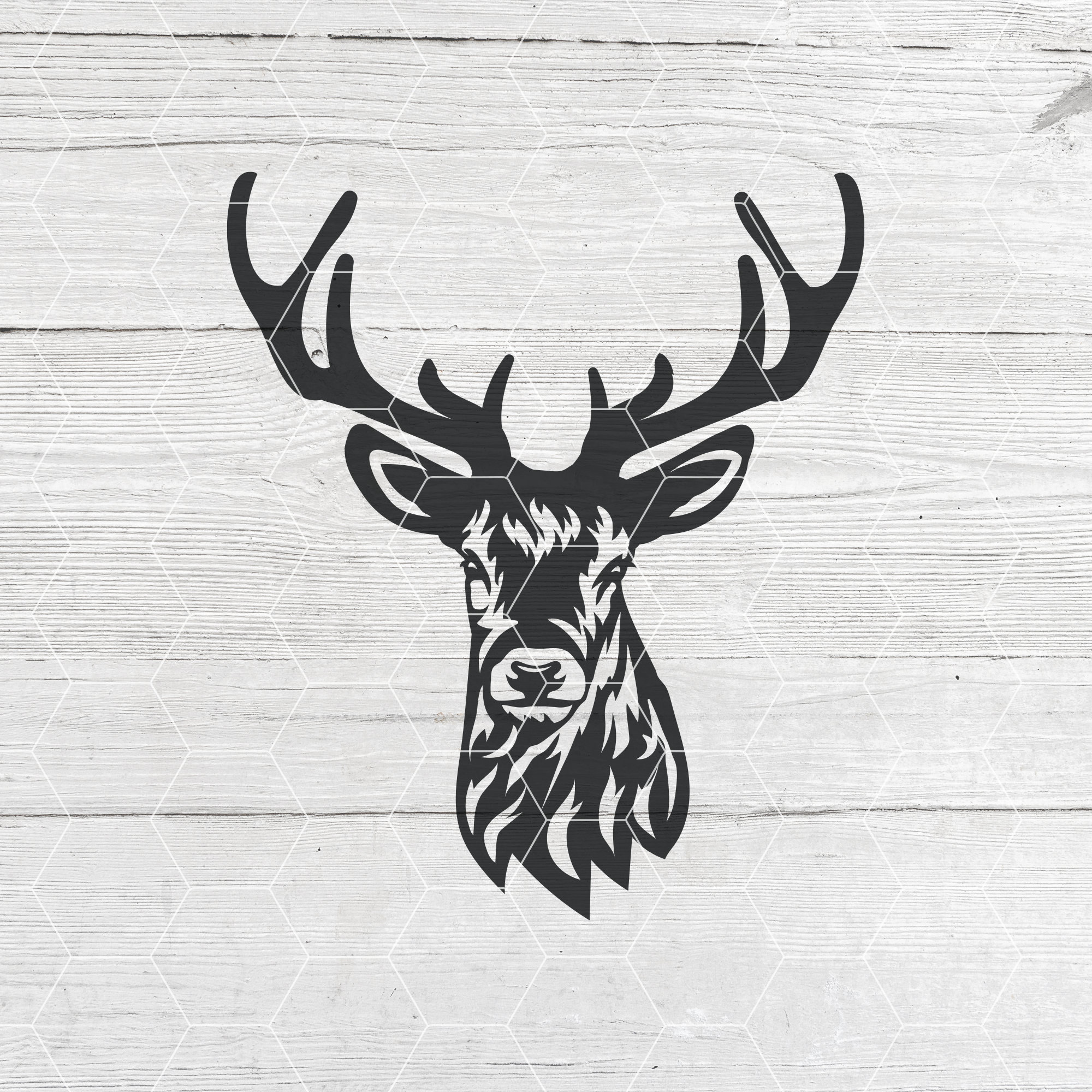 Buck Deer Silhouette Vector
