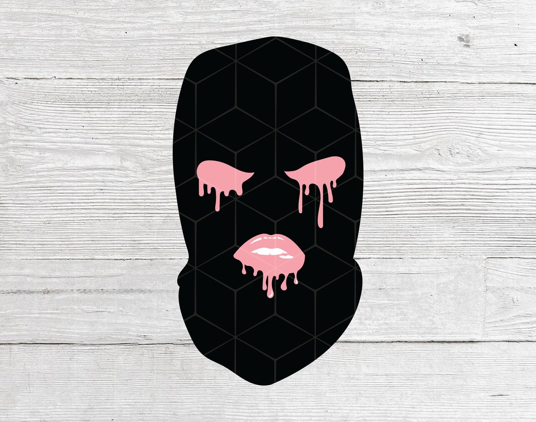 Womans Ski Mask Svg Baddie SVG Hot Girl SVG Girl Ski Mask SVG the Drip ...