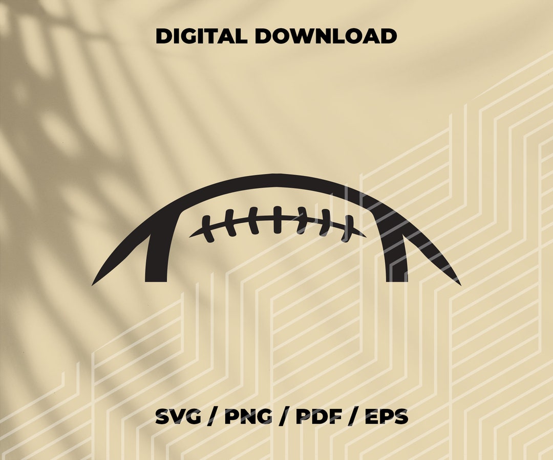 Half Football Svg, Custom Half Football Svg, Football Svg, American ...