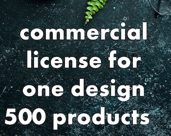 COMMERCIAL LICENSE for 1 Digital Product Design for One Person or ...