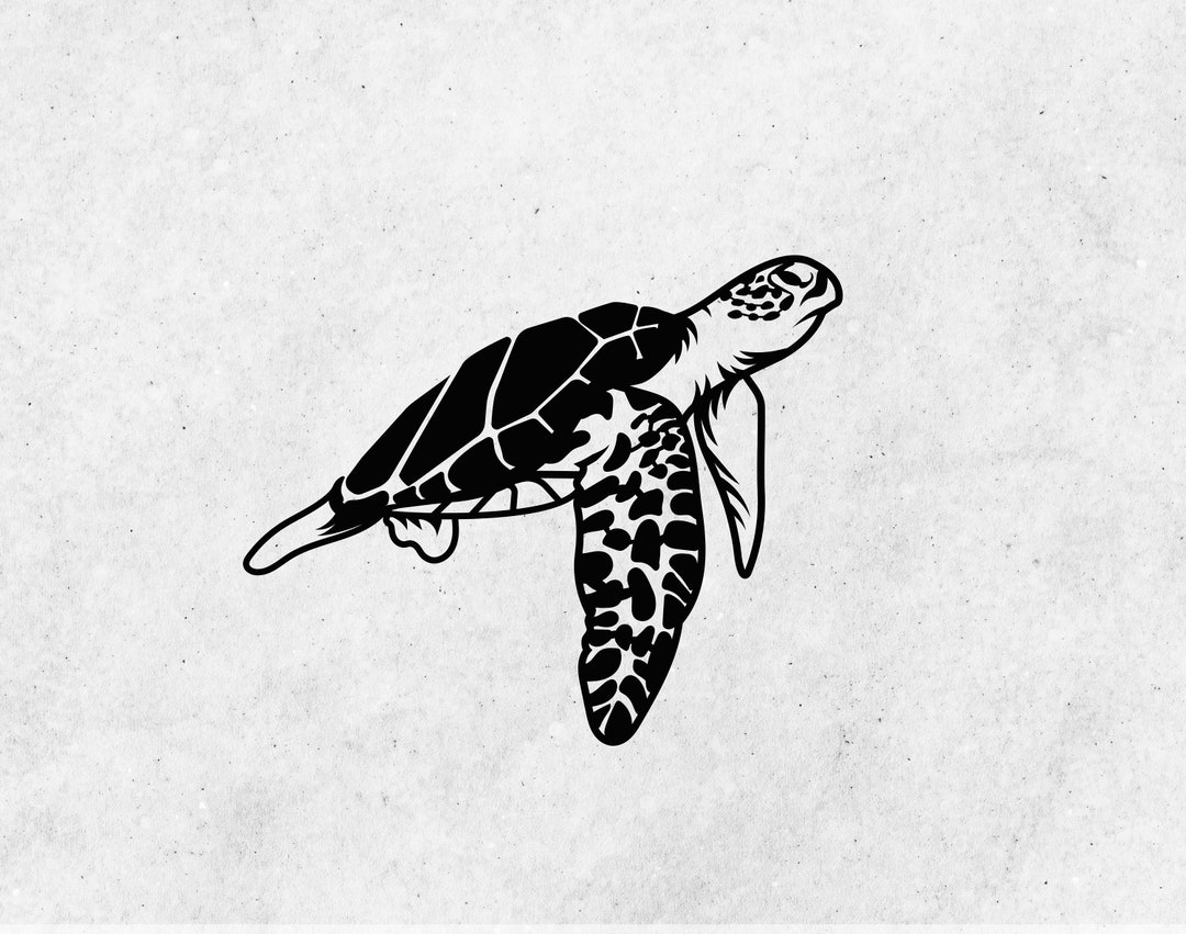Sea Turtle Svg Instant Digital Download Files for Cricut and Silhouette ...