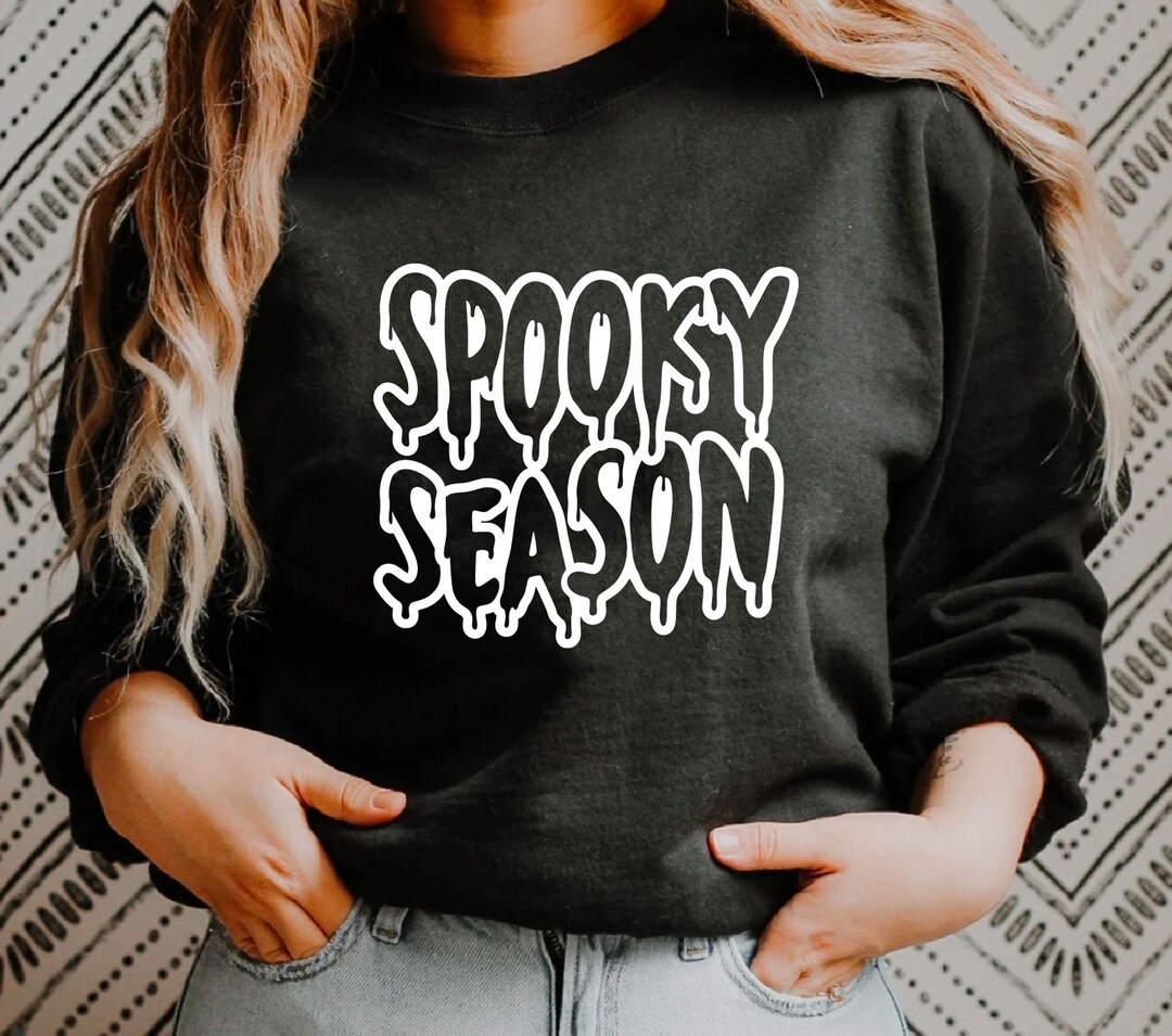 Spooky Season SVG, Halloween Shirt Svg, Spooky Sweatshirt Svg, Spooky ...