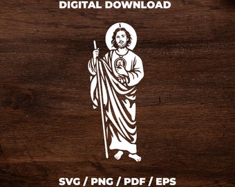 Saint Judas Thaddeus Svg, San Judas Bundle, Religion Svg, Clipart ...