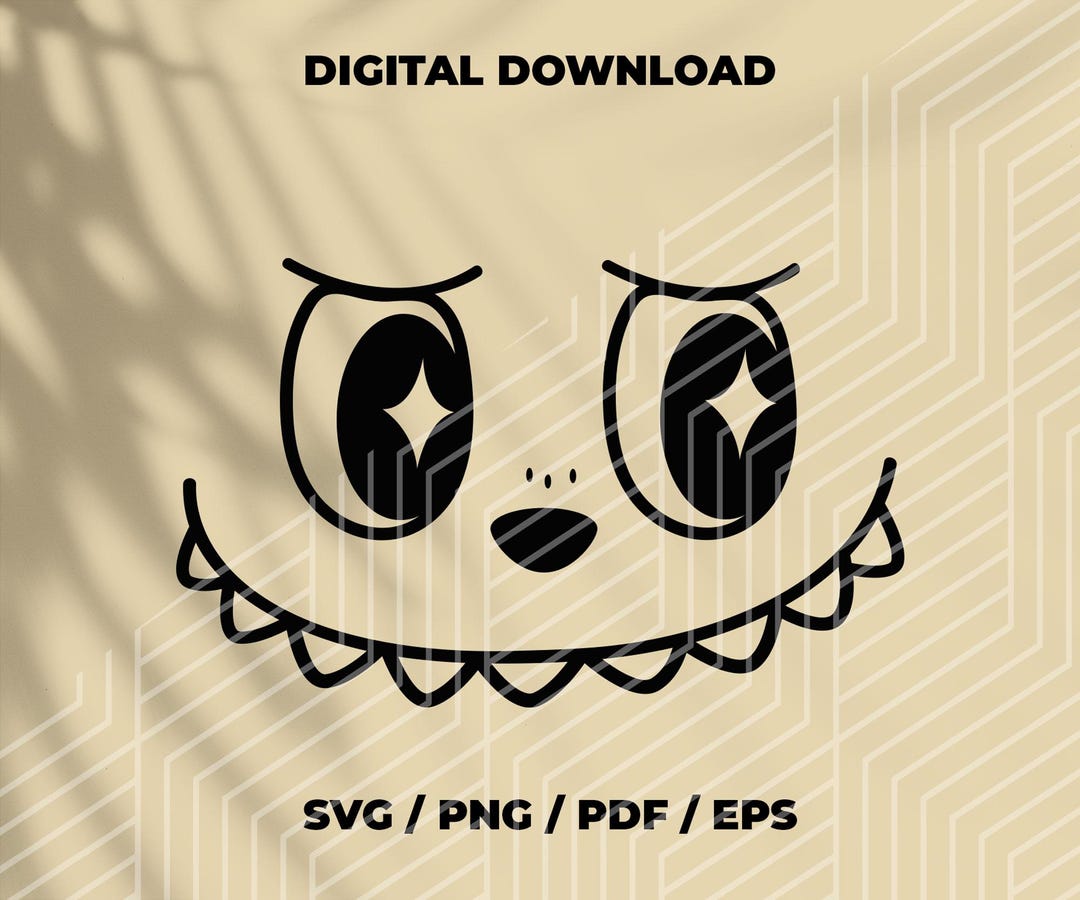 Labu U Expression SVG | Cute Labu Monster Cut File for Cricut ...