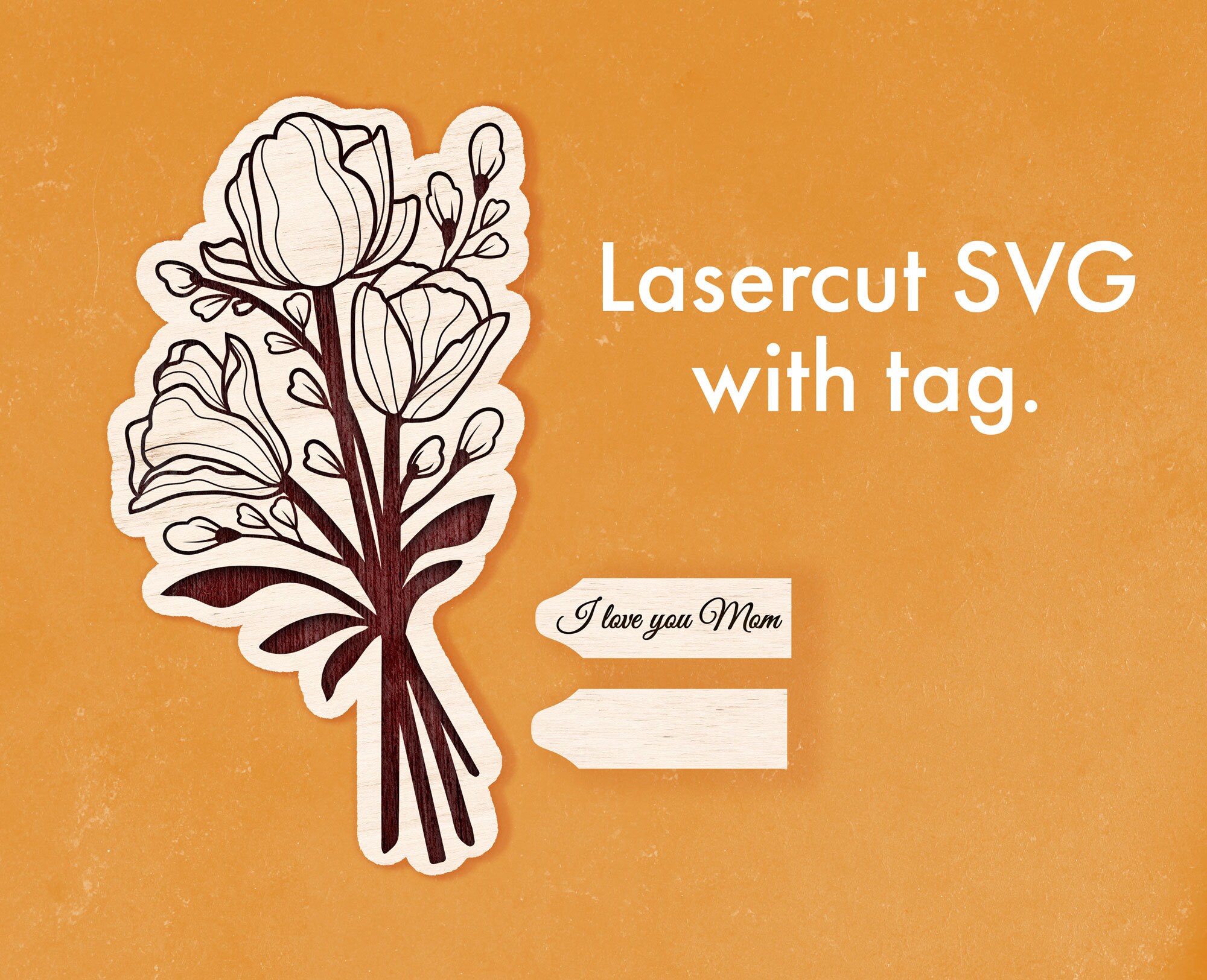 Custom Laser Cut Flower Bouquet, Laser Cut Flowers, Svg Files, Instant ...
