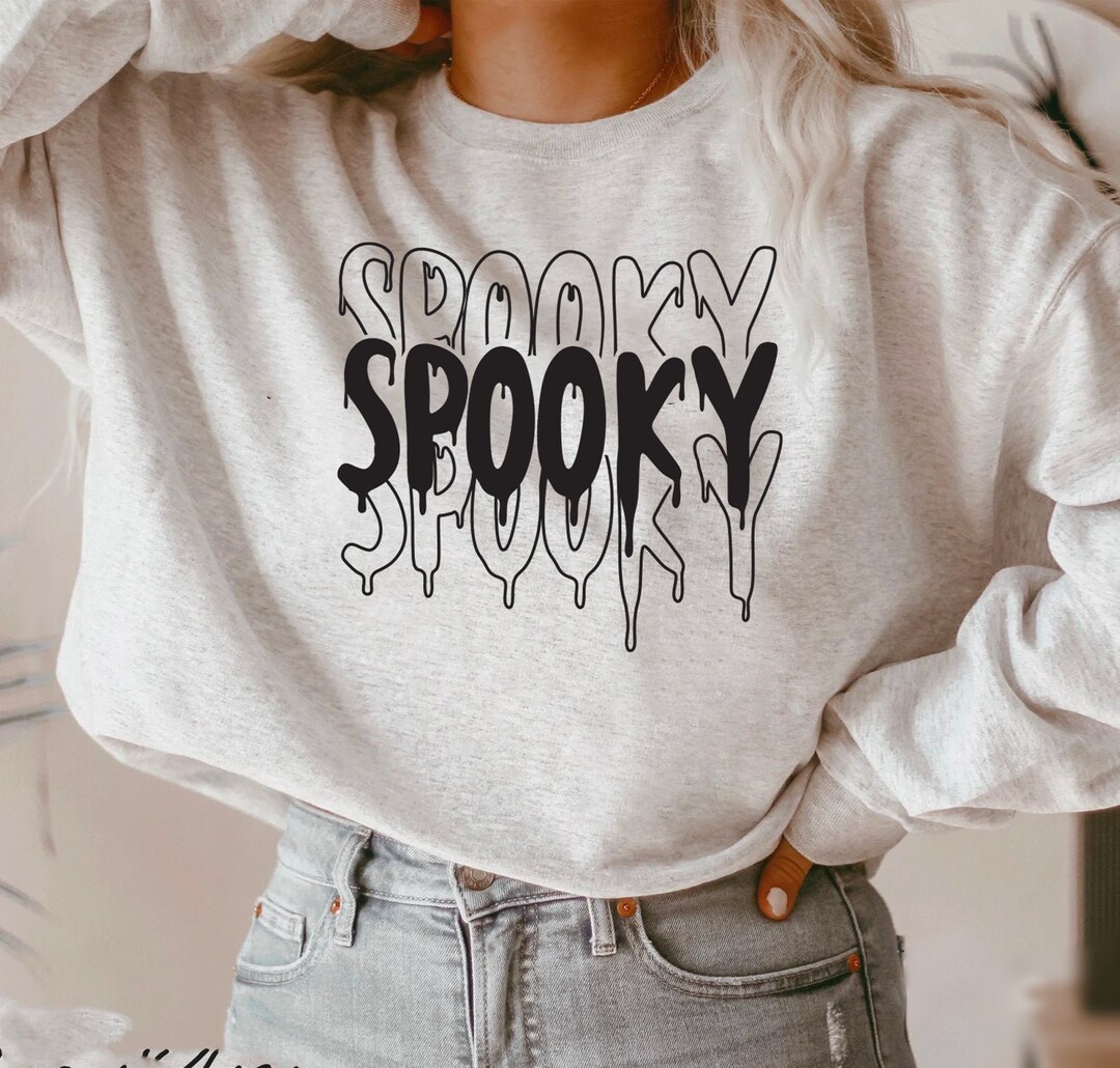Spooky Halloween Shirt SVG: Ghost Trick or Treat Files (digital ...