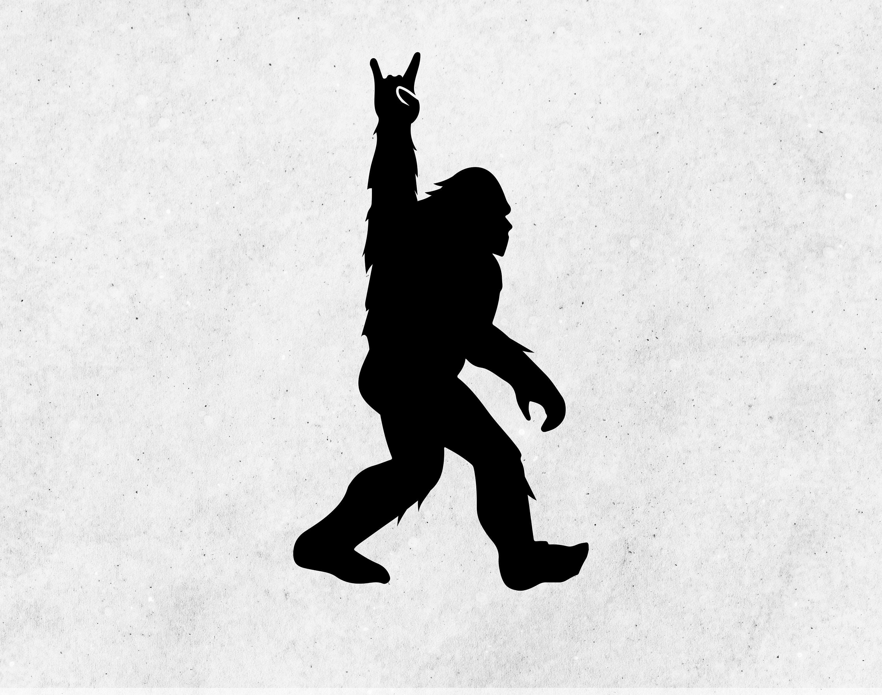 Bigfoot Big Foot Yeti Sasquatch Svg Png Ai Eps Dxf - Etsy Canada