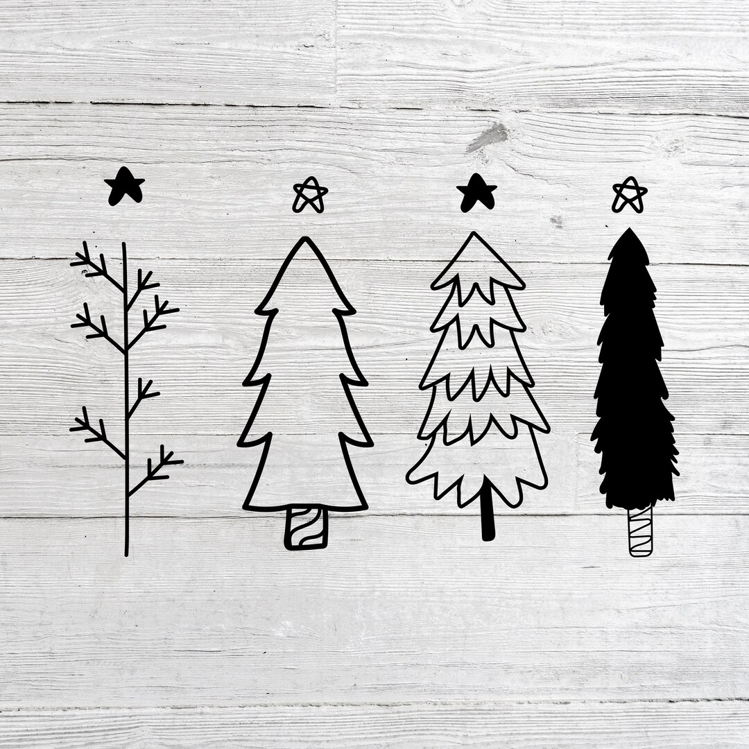 Christmas Tree SVG Files for Cricut, Merry Christmas SVG, SVG ...