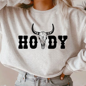 Howdy Bull Skull SVG, Cow Skull PNG, Instant Digital Download Files for ...