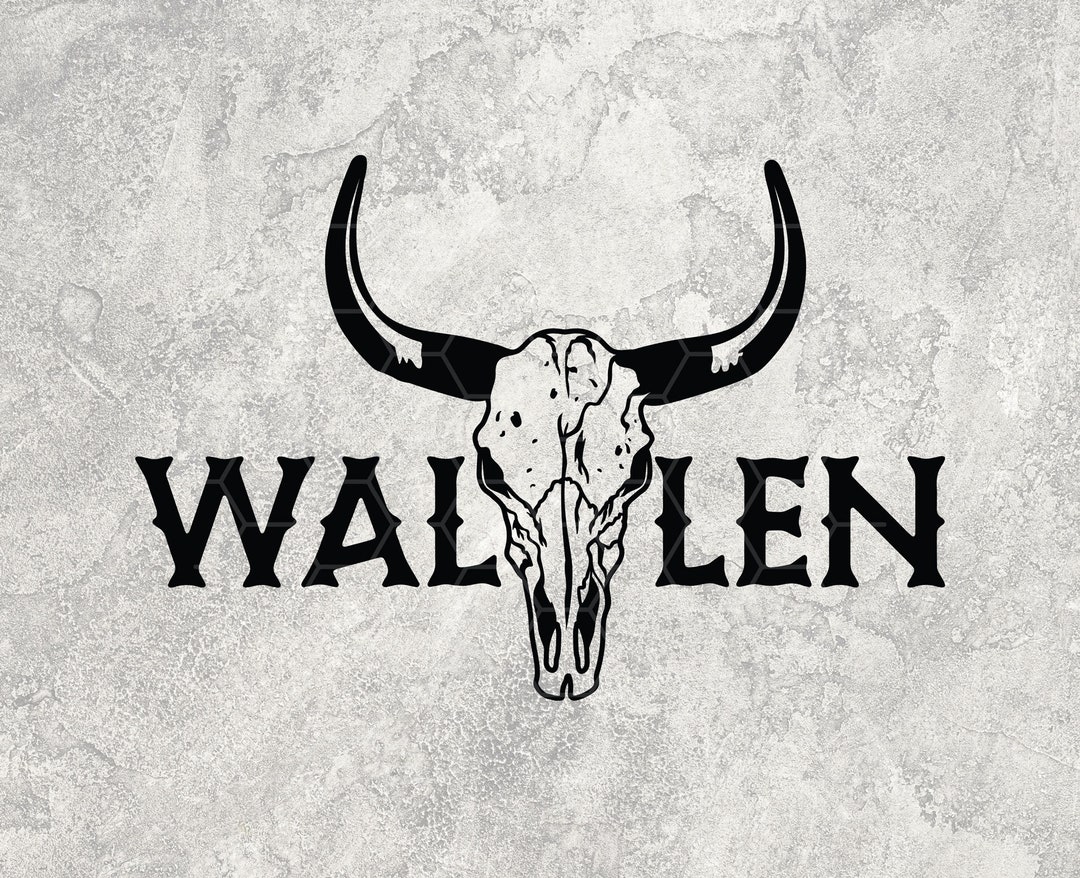 Wallen Bull Skull SVG PNG: Western Cowboy Design (digital Download) - Etsy