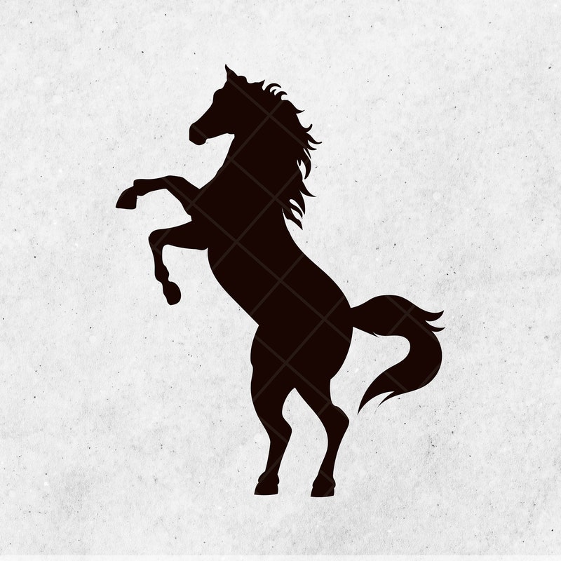 Horse Standing Svg - Etsy