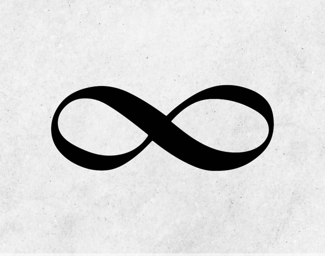 Infinity Symbol Svg,infinity Sign Svg,instant,dark Silhouette,instant ...